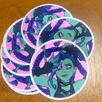 Arcane League of Legends Sticker: Jinx, Vi, Vander, Isha - Holographic ...