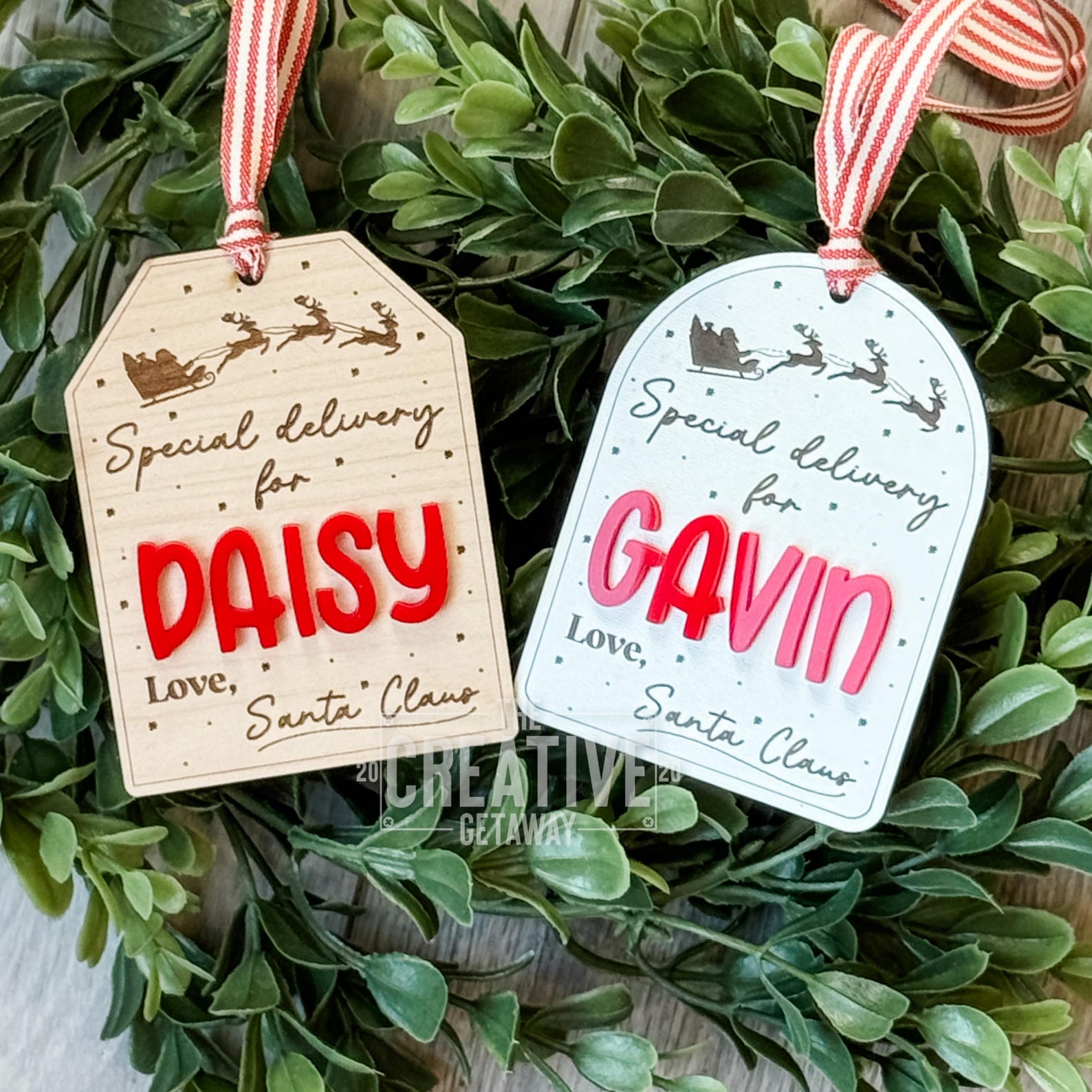 Special Delivery Santa Tag, Personalized Gift Tag, Santa Tag, Christmas ...