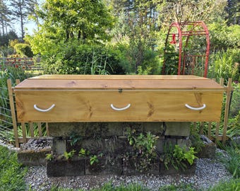 Eco Friendly Carpenter Pine Wood Casket for for Burial or Cremation - Etsy