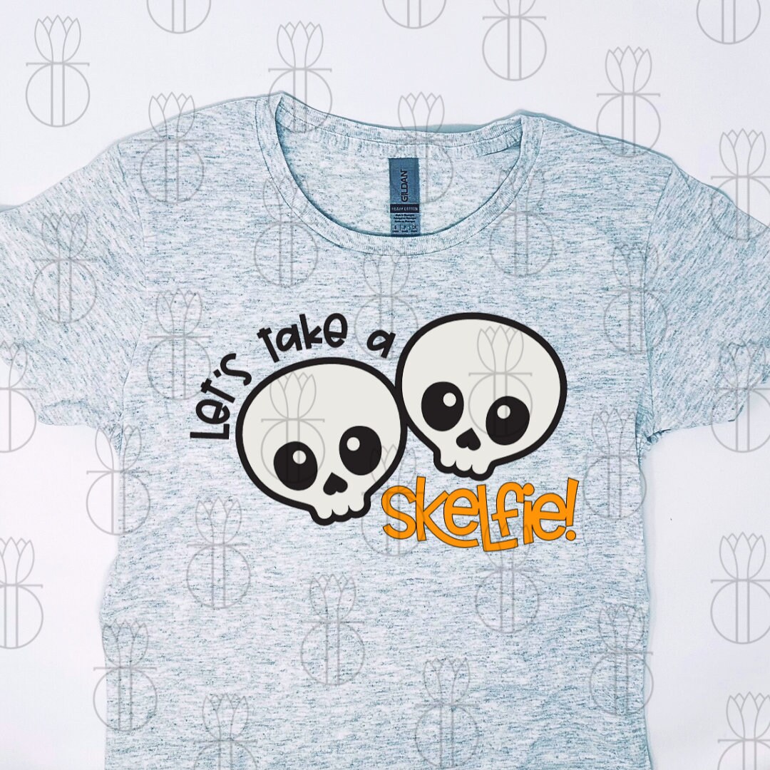 Skelfie SVG: Funny Halloween Pumpkin Design (digital Download) - Etsy