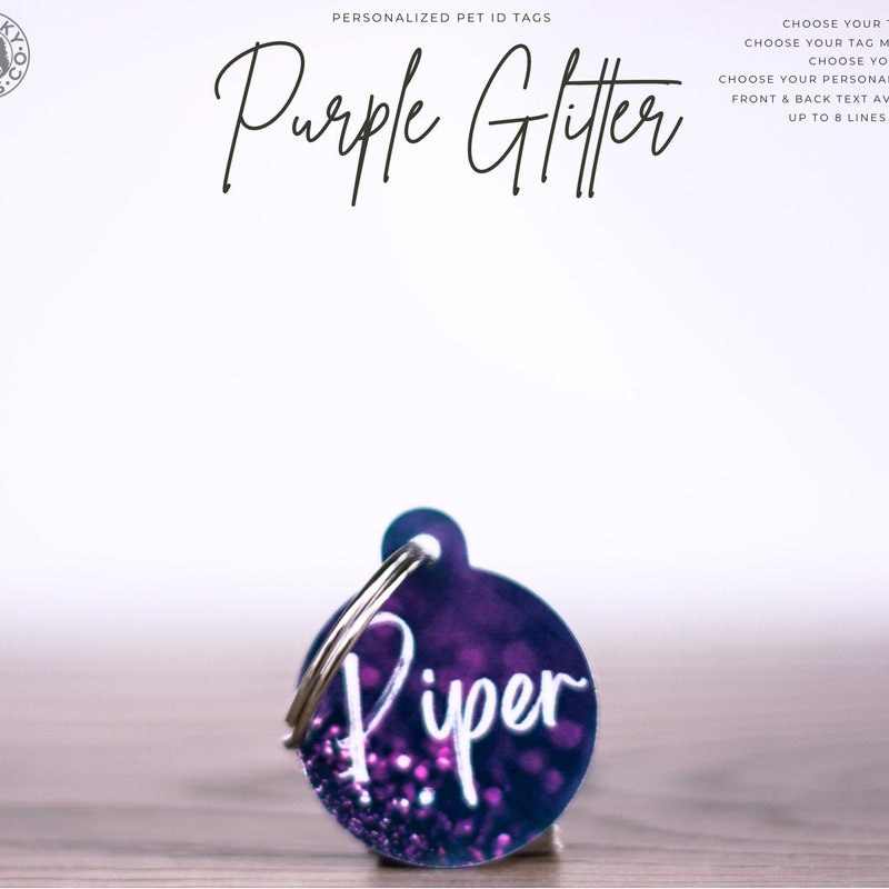 Purple Tags - Etsy
