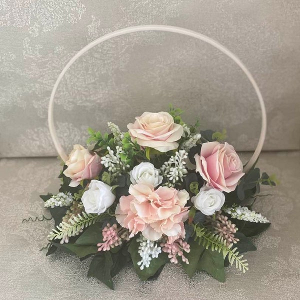 Floral Hoop Centerpiece - Etsy UK