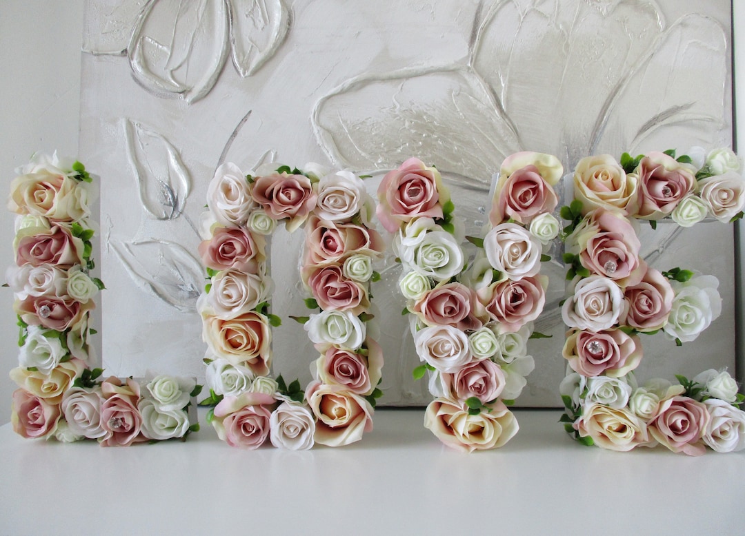 Flower Letters, LOVE Sign Wedding Event Decor, Floral Letters - Etsy