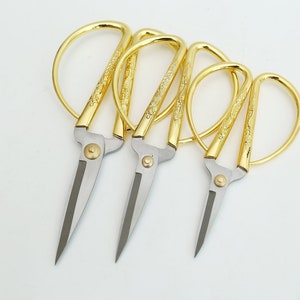 Gold Antique Scissors/gold Antique Vintage Scissors /embroidery ...