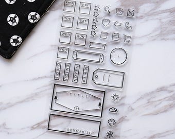 To Do Lists Clear Stamp/favorite Rubber Stamps/bullet Journal | Etsy