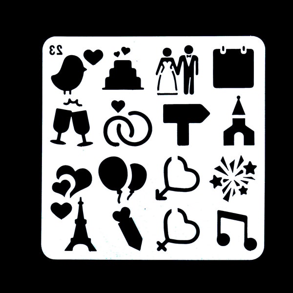 Wedding Stencils - Etsy