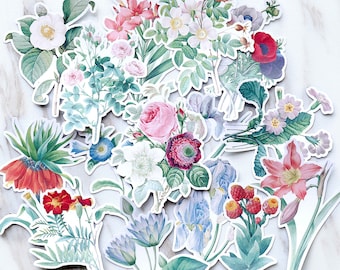 Sunflowers Stickers Set/beautiful Flowers Stickers/plants and | Etsy