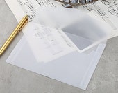 Transparent Envelopes / White Clear Envelopes/clear Envelopes - Etsy