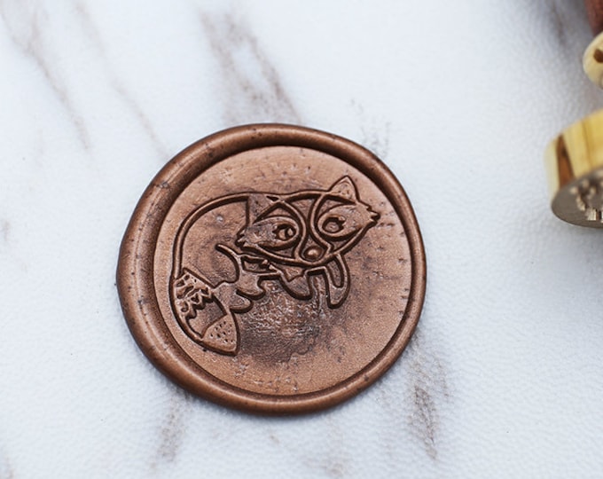 Sea Turtle Wax Seal Stamp/ocean Animal Wax Seal Stamp/cute - Etsy