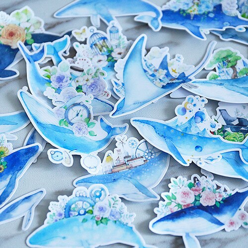 Sharks Stickers / Blue Shark Stickers/ Filofax Stickers/blue - Etsy