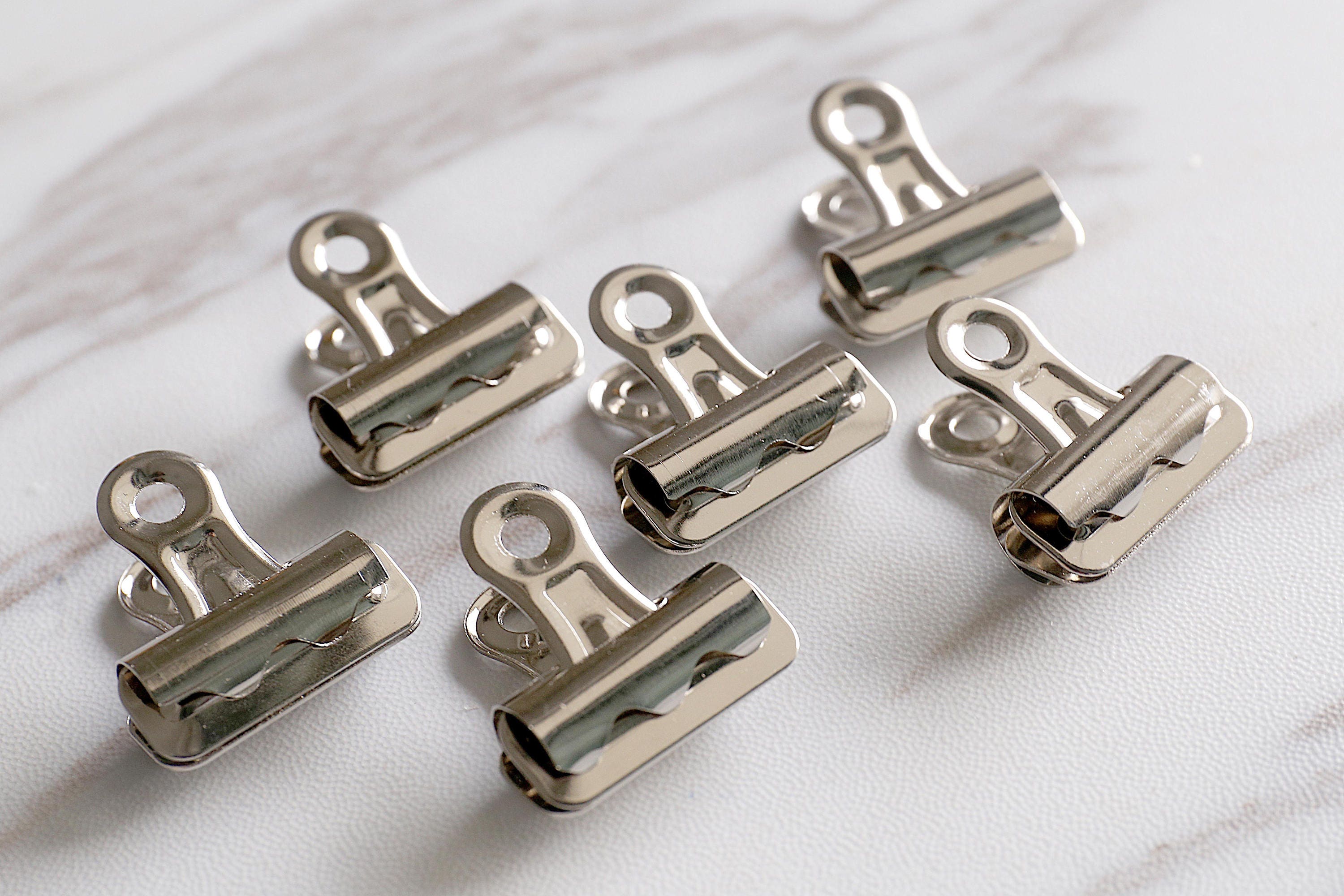 Two Color Brass Paper Cilps / Brass Metal Paper Clips/ Binder | Etsy