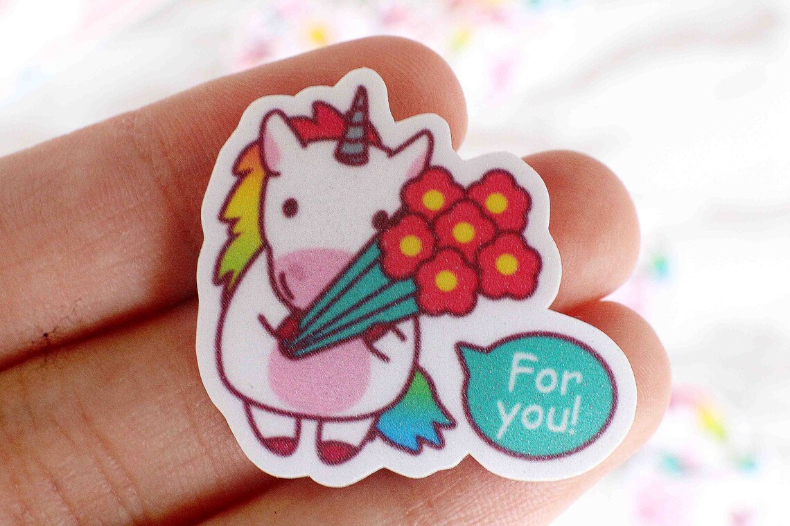 Unicorn Stickers Set/cute Unicorns Planner Stickers /filofax - Etsy