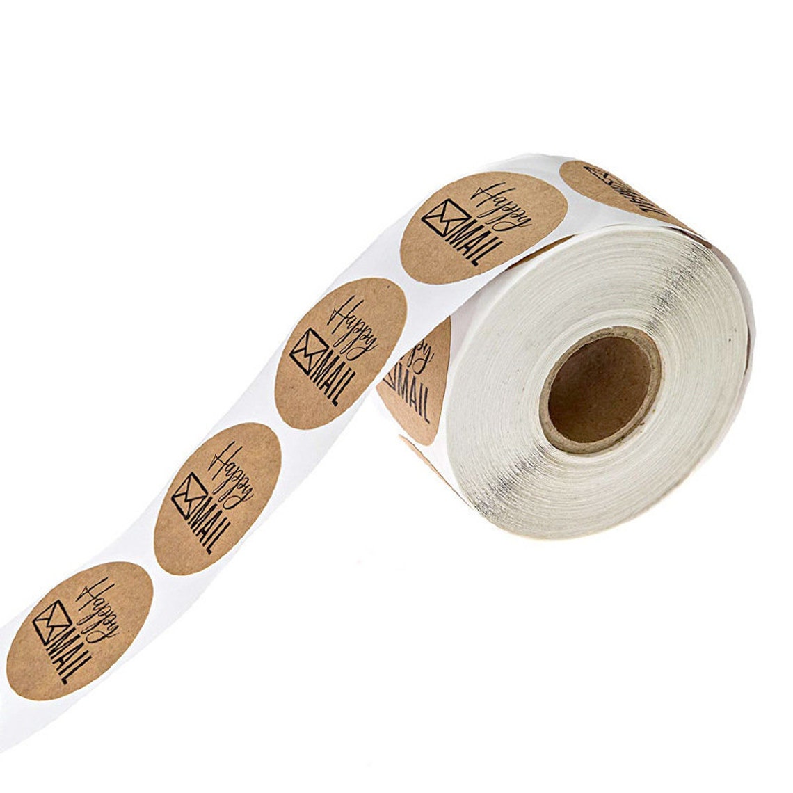 Happy Mail Stickers Roll/ Air Mail Stickers/ Envelope Stickers/ Happy ...