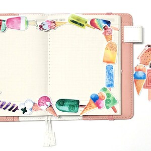 Ice Cream Stickers Set/ Cool Summer Planner Stickers/ the Summer ...
