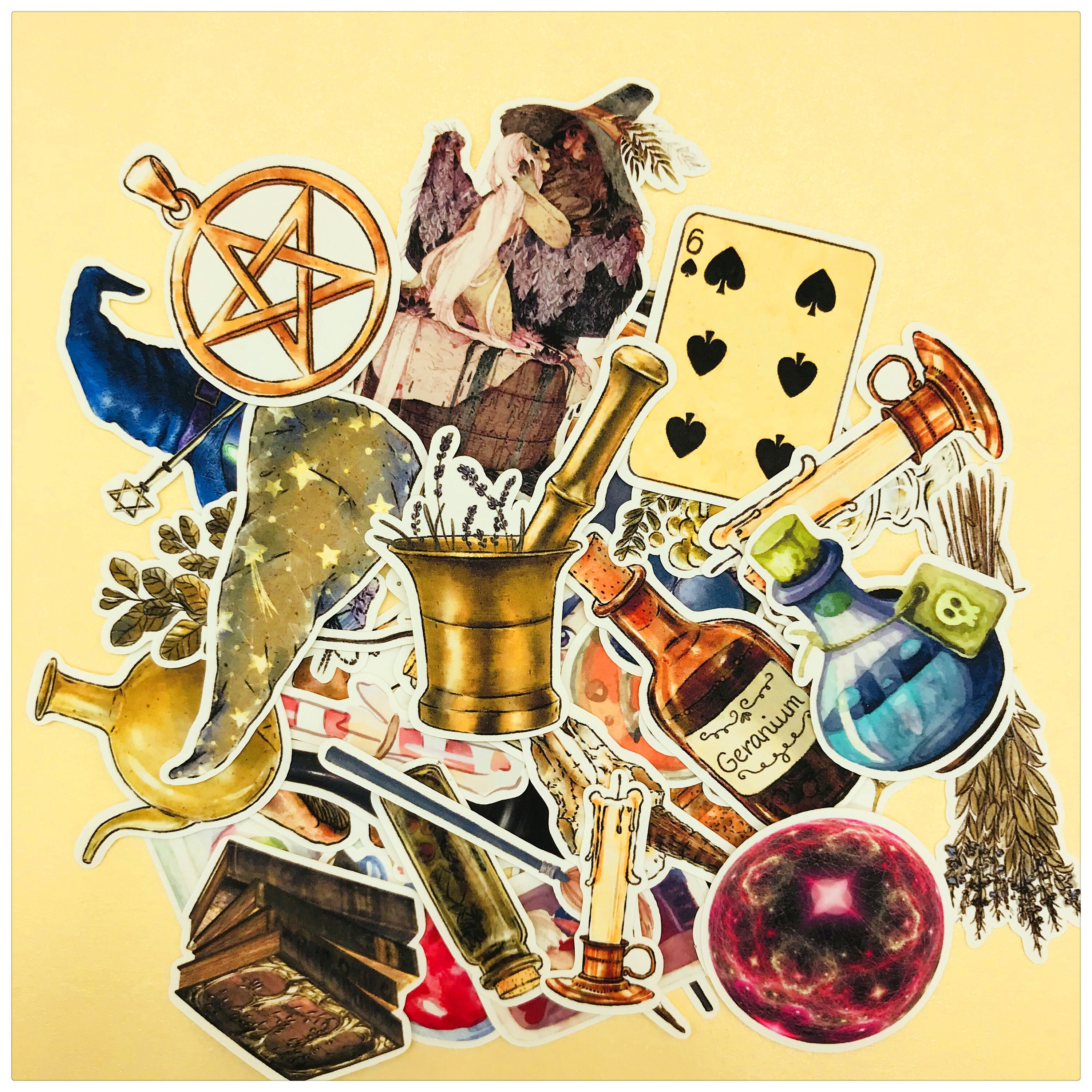 38pcs Magic Bottles Stickers/ Filofax Stickers/wizard Stickers | Etsy