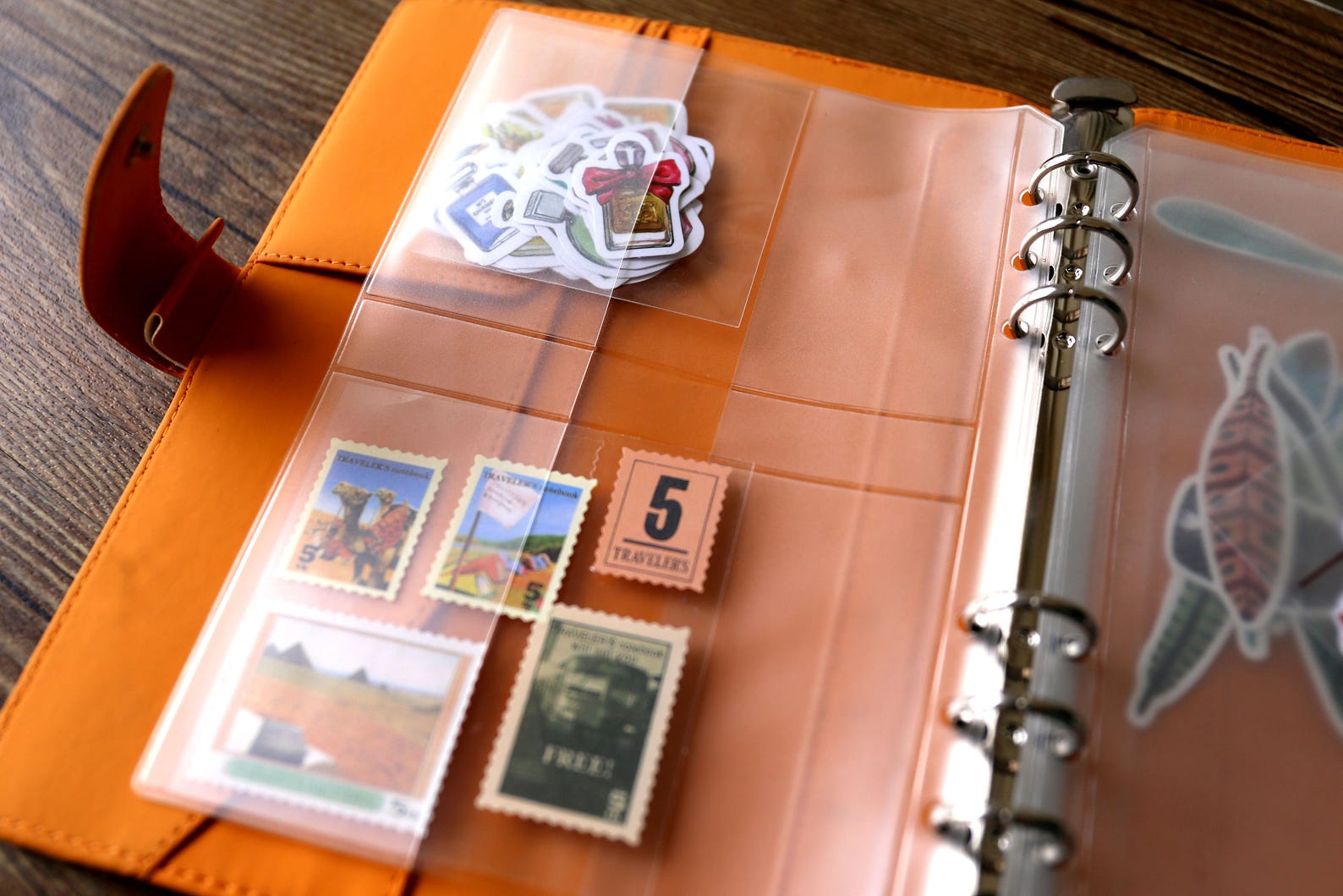 A5/A6 Zipper Pouch/PVC Pouch/stickers storage/insert/Card | Etsy