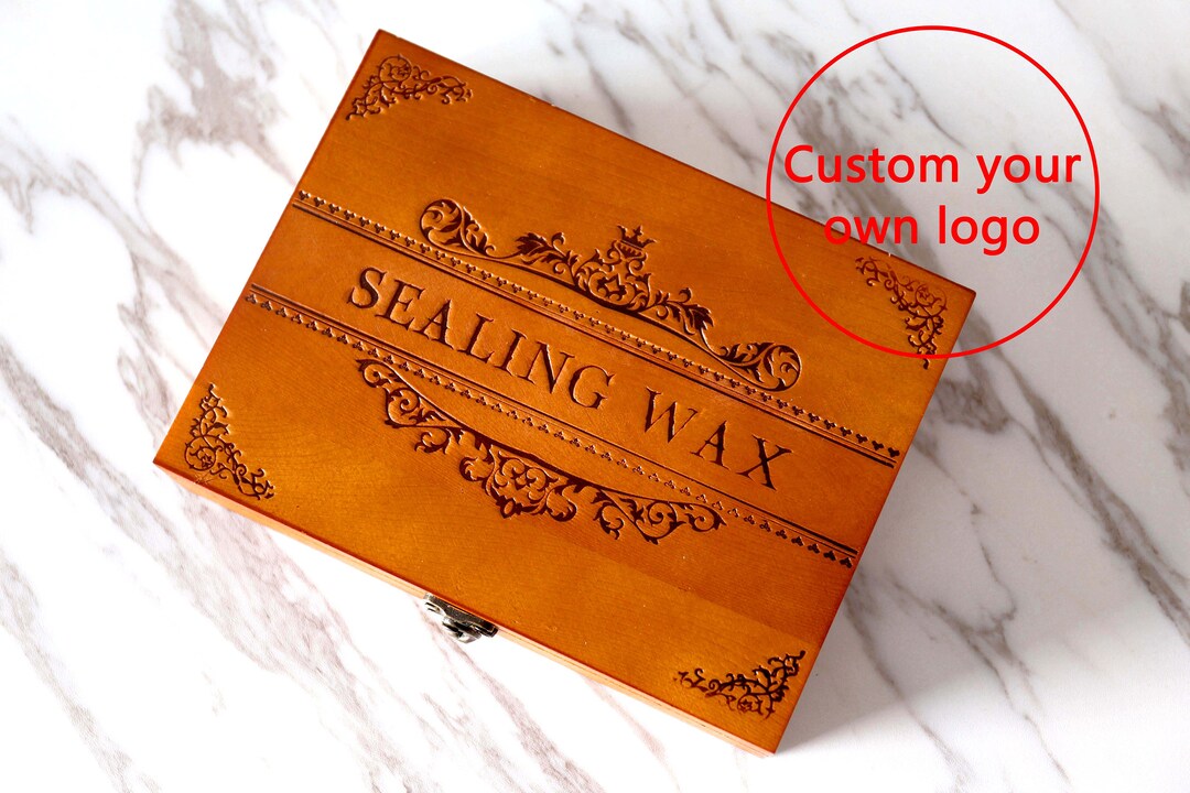 Custom Your Own Logo Wax Seal Box Set /wedding Gift Box Set Wedding ...