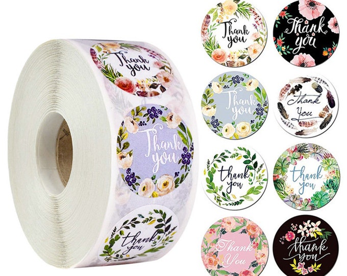 Thank You Stickers /8 Designs Packaging Stickers /modern - Etsy