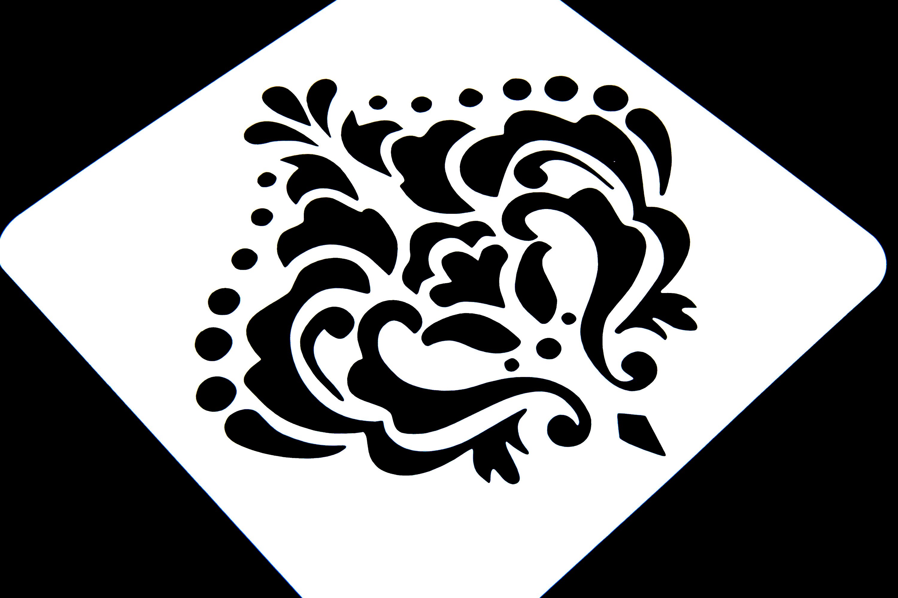 Victorian Decor Stencil /fleur De Stencil /notebook - Etsy