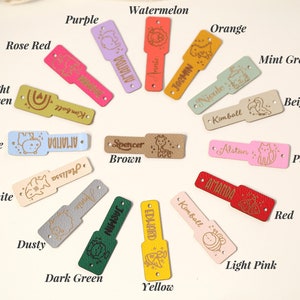 Personalized Crochet Labels for Knitting Items, Custom Tags With Your ...