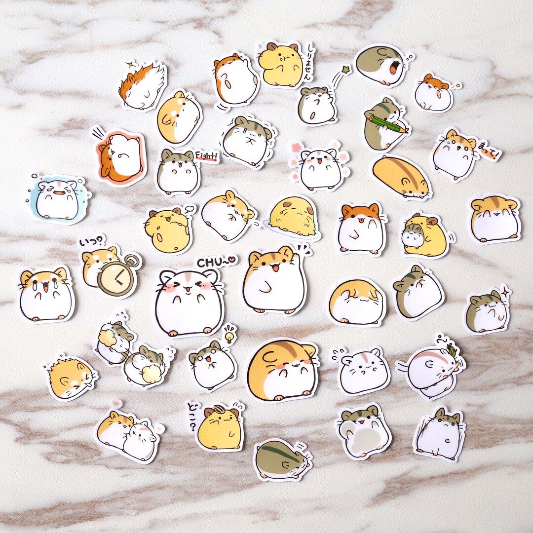 Hamster Stickers Set/ Planner Stickers/ Filofax Stickers/lap Top ...