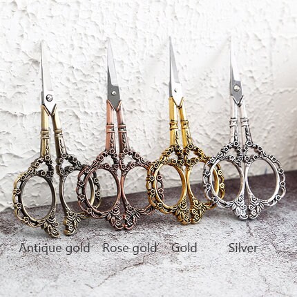 Floral Embroidery Scissors Flower Scissors Rose Gold - Etsy