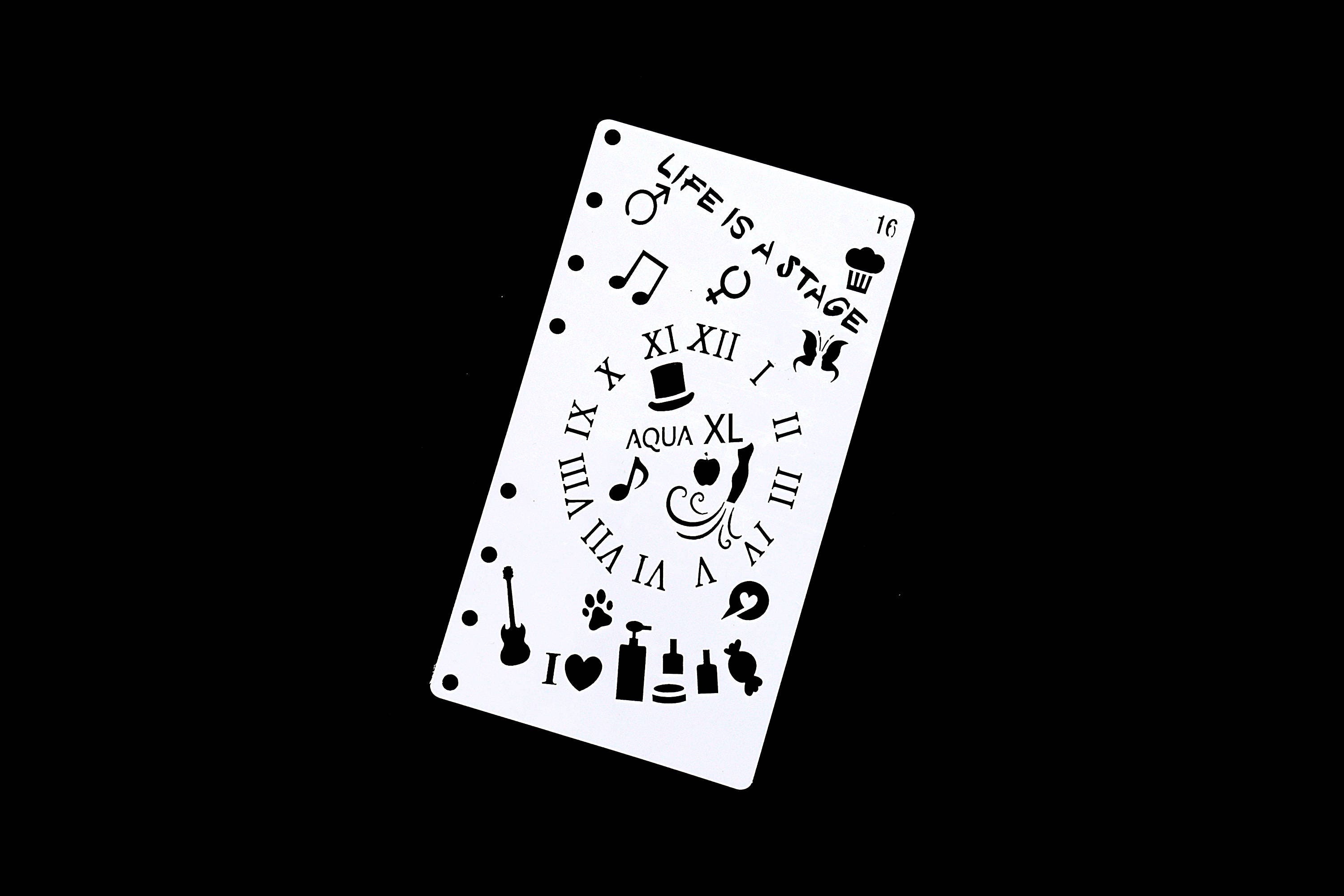 Note Stencil /journal Stencil /notebook Stencil/ Life is Stage - Etsy