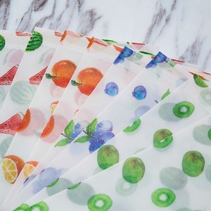 Fruit Envelopes /watermelon Envelopes /orange Envelopes / - Etsy