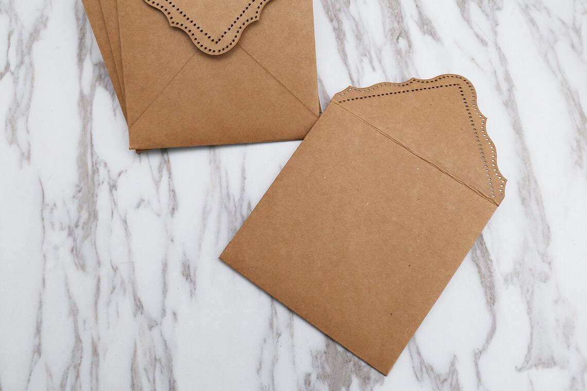 Kraft Paper CD Sleeve/kraft Paper Envelopes / Kraft Wedding | Etsy
