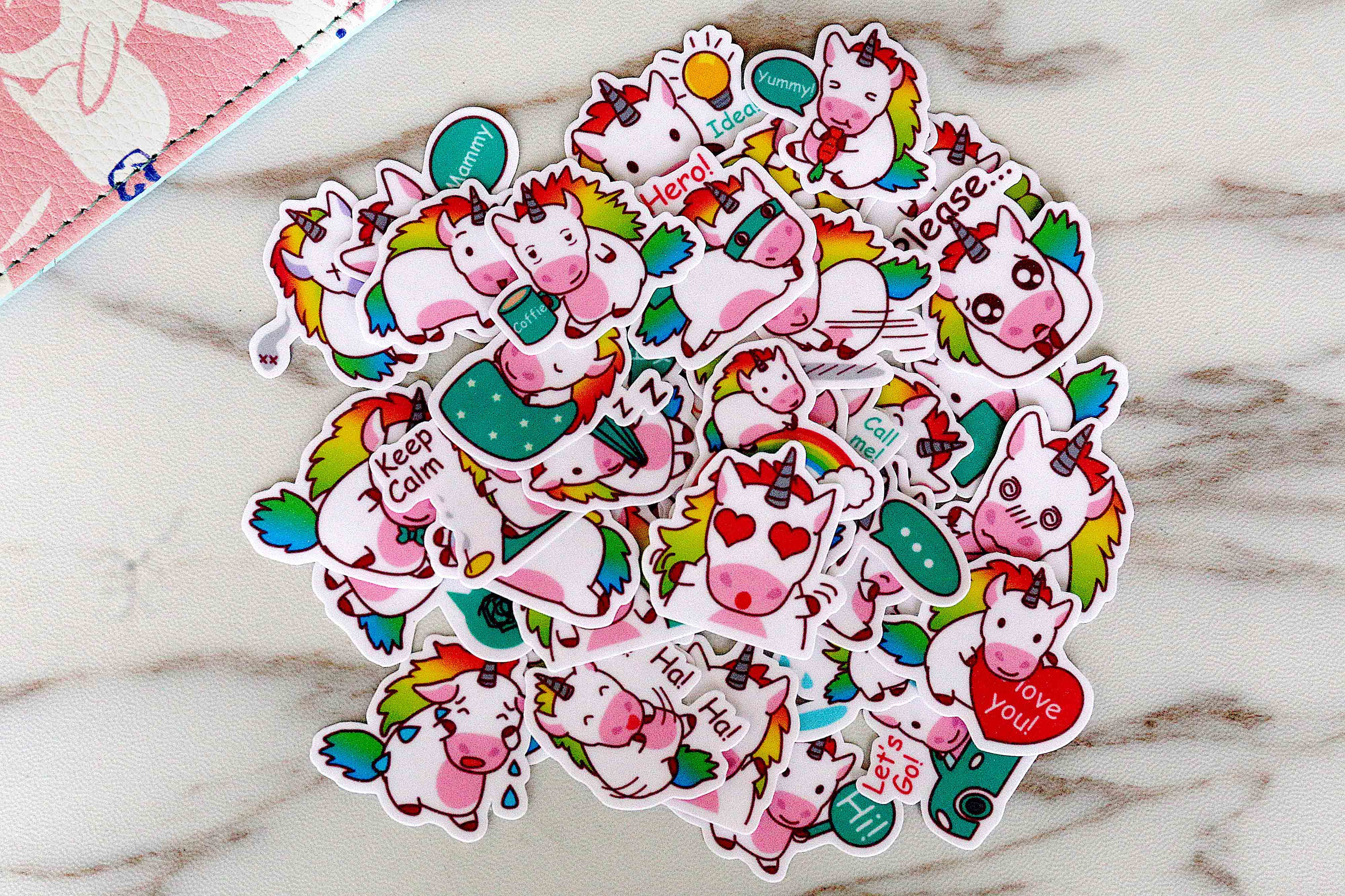 Unicorn Stickers Set/cute Unicorns Planner Stickers /filofax - Etsy