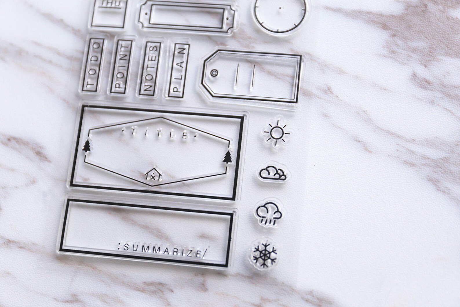 Weekly Stamp to Do Stamp Planner Stamp Weather Stamp Title - Etsy