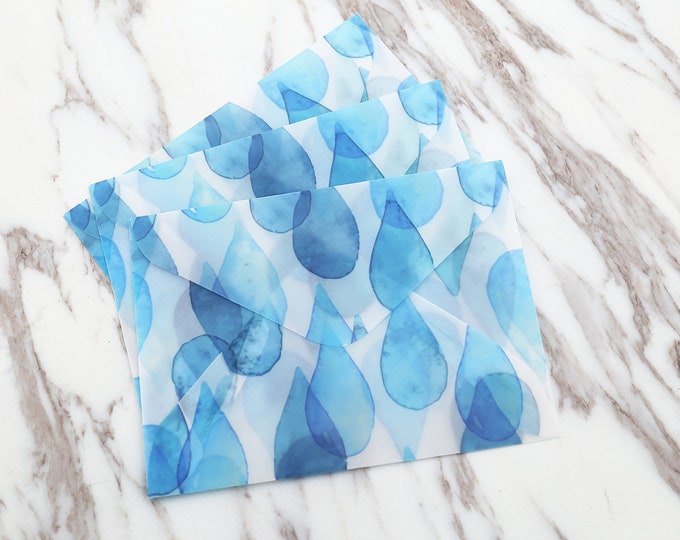 Rectangle Transparent Envelopes /wedding Invitation Envelopes - Etsy