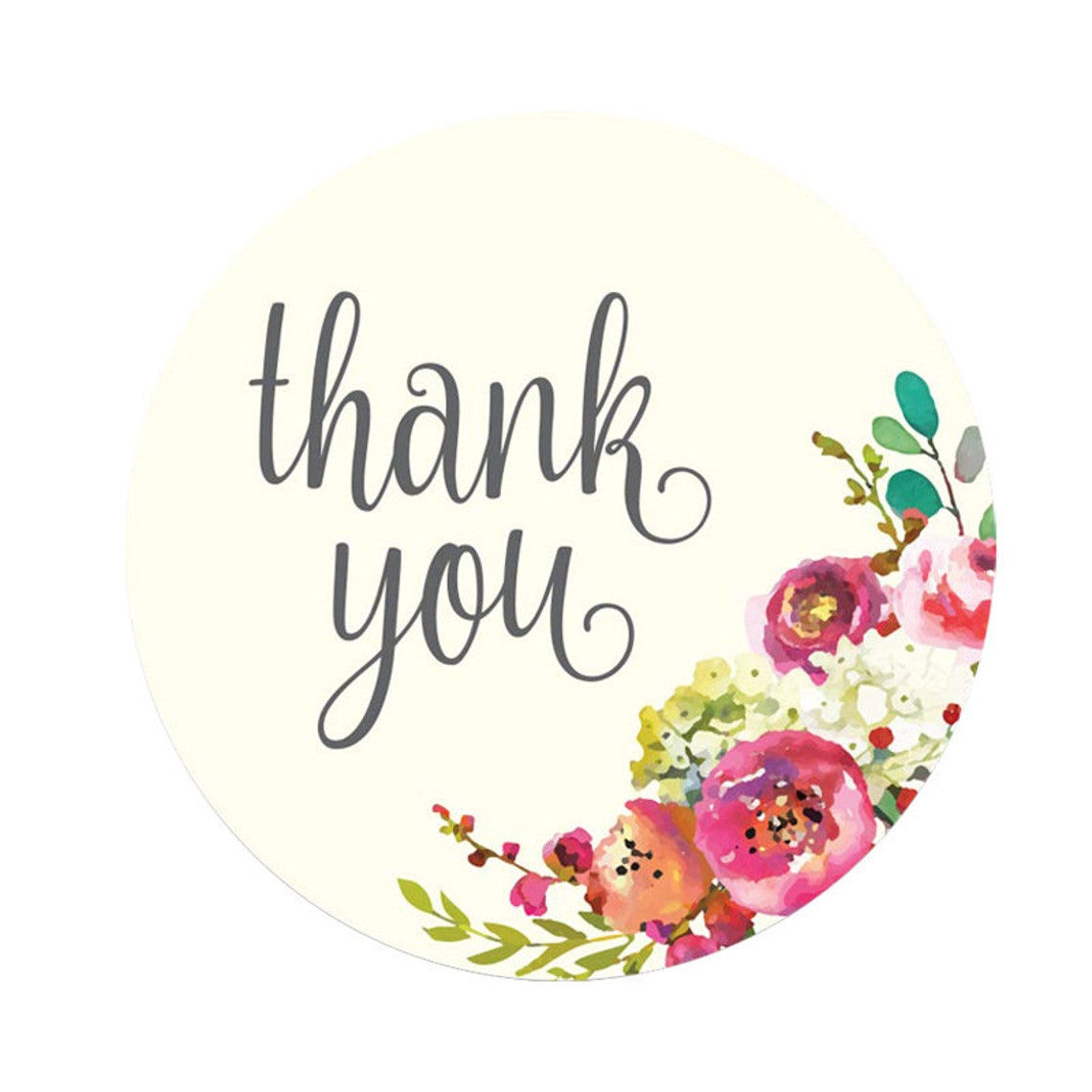 500PCS 1inch Thank You Stickers Kraft Brown Sticker Business - Etsy
