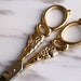 Peacock Scissor /gold Antique Vintage Scissors /embroidery Scissors ...