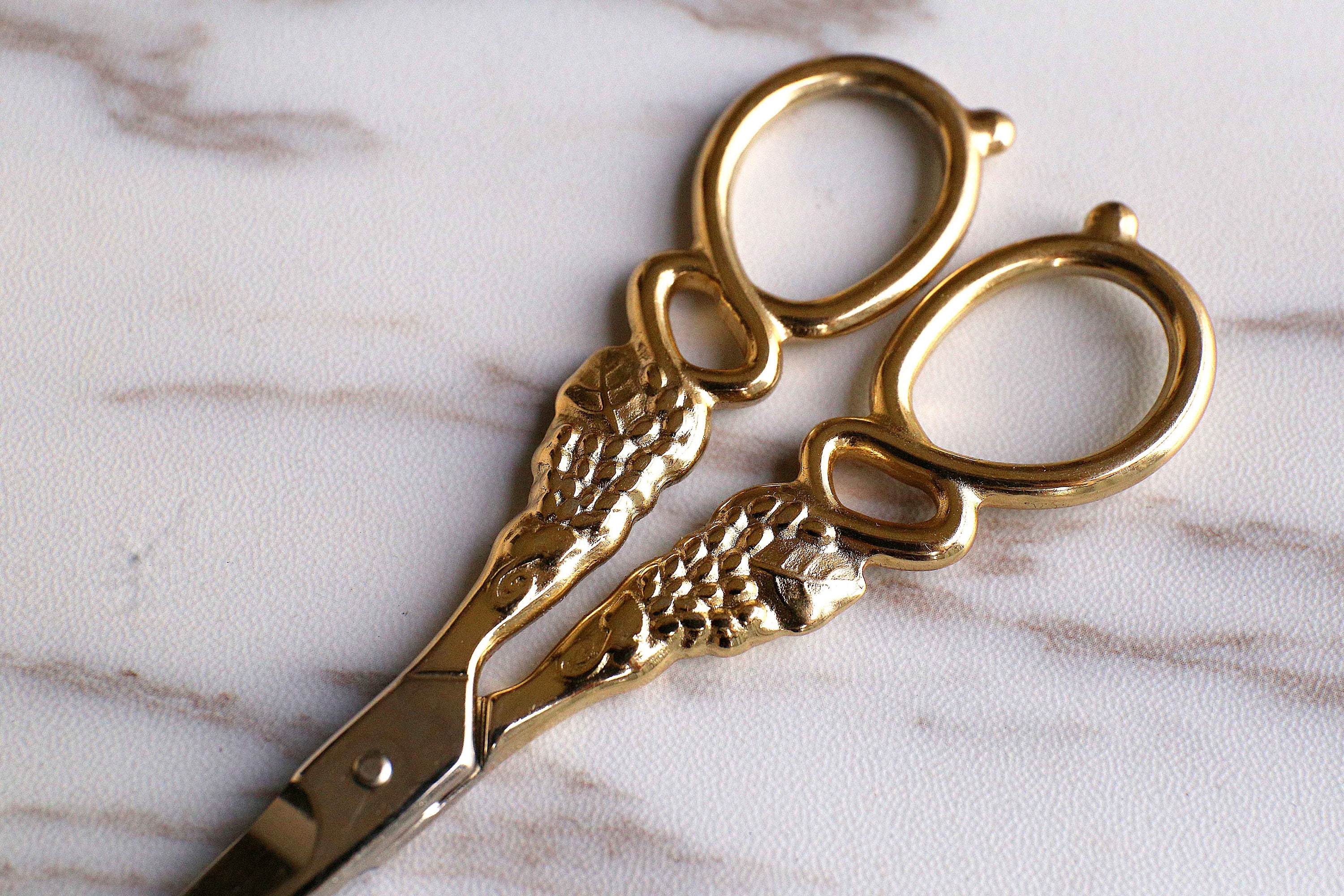 Peacock Scissor /gold Antique Vintage Scissors /embroidery - Etsy