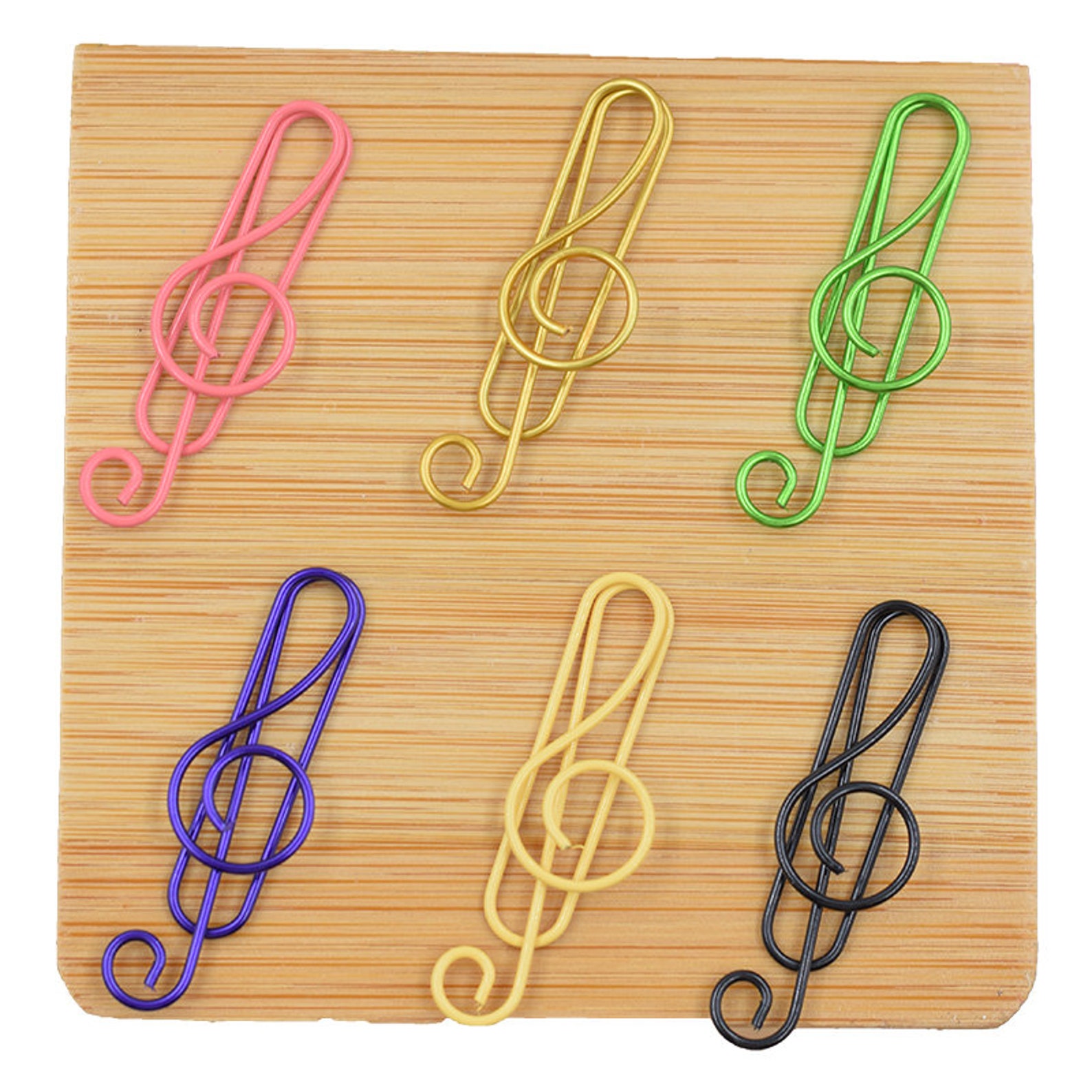 Musical Note Metal Paperclips Music Paperclip Binder Clips - Etsy