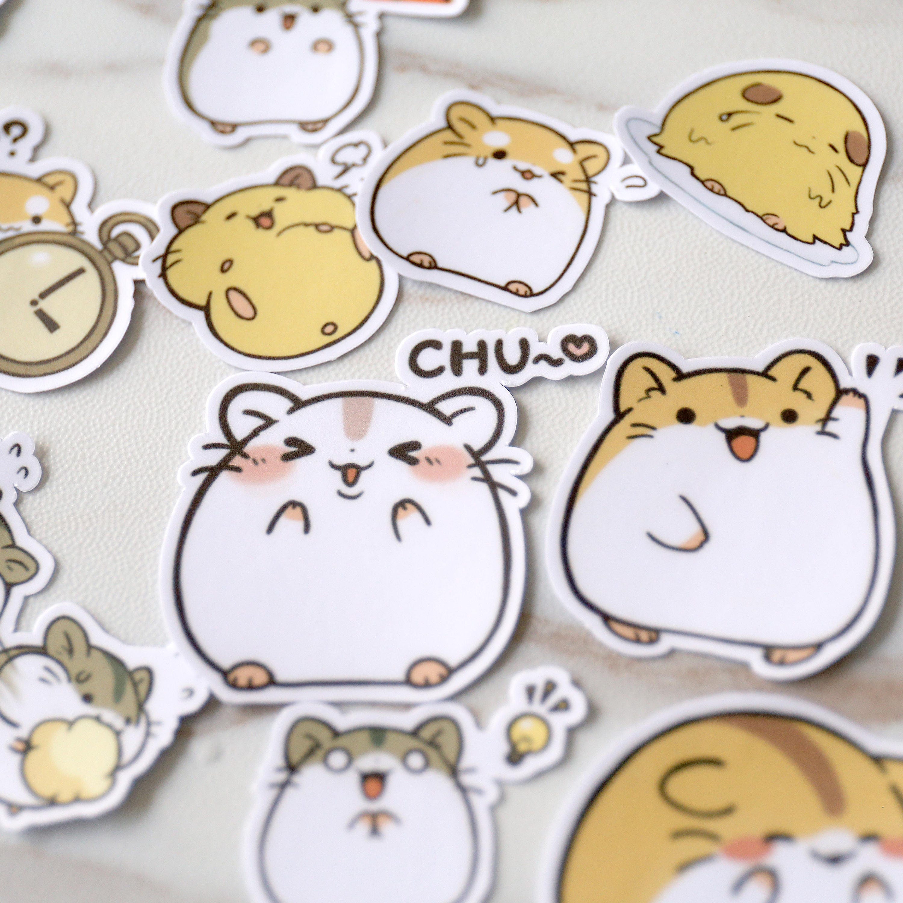Hamster Stickers Set/ Planner Stickers/ Filofax Stickers/lap | Etsy