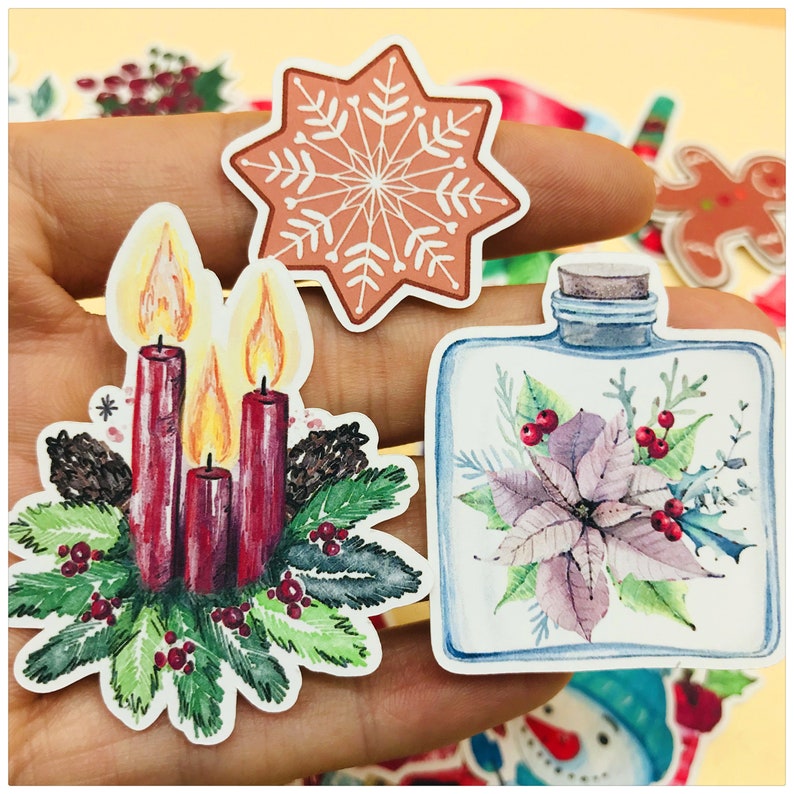 Christmas Tree Stickers Set/ Trees Stickers for Bullet - Etsy
