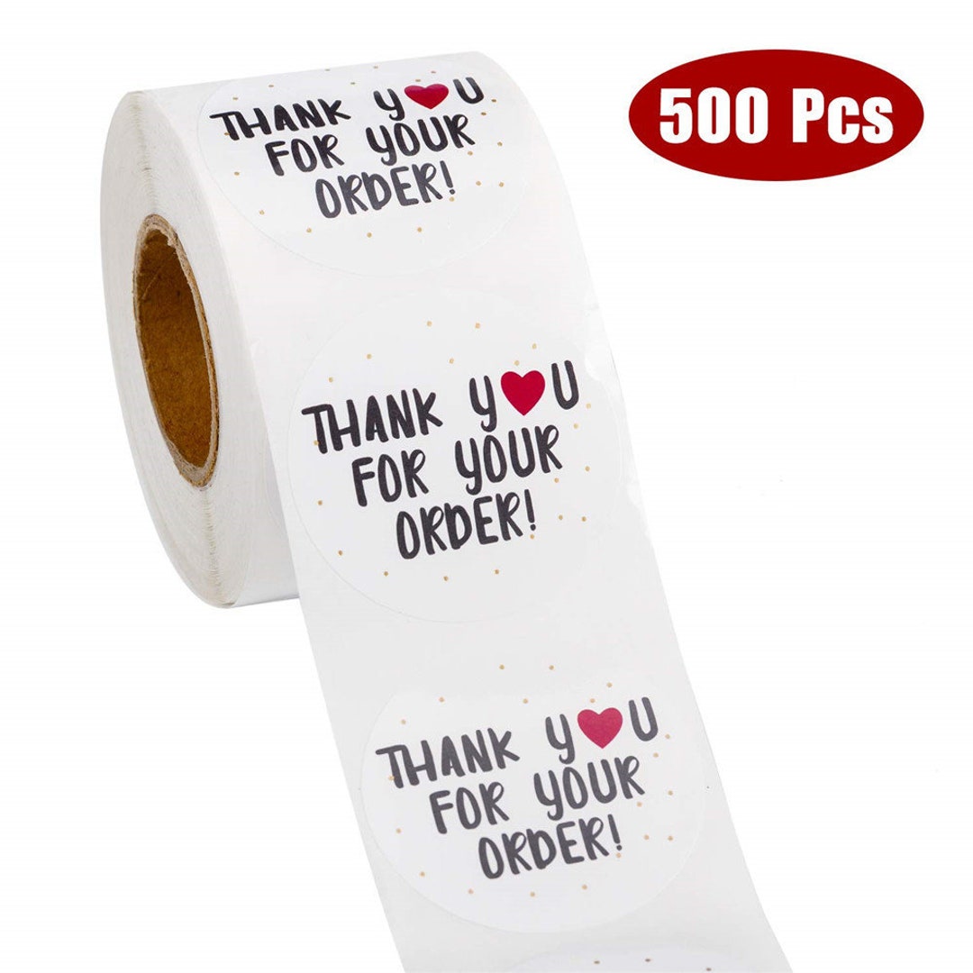 Thank You for Your Order Stickers /business Thank You Stickers /gift ...