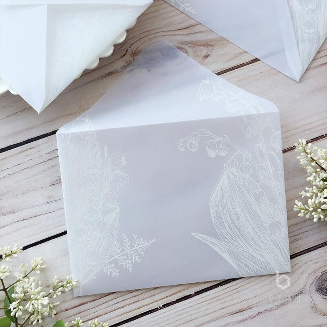 Glassine Wedding Envelope Favor Envelopes Translucent Clear | Etsy