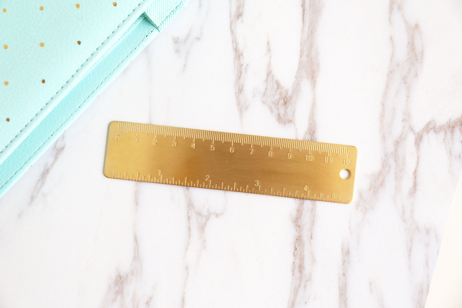 12cm Brass Ruler Metal Ruler Drawing Ruler Kawaii | Etsy