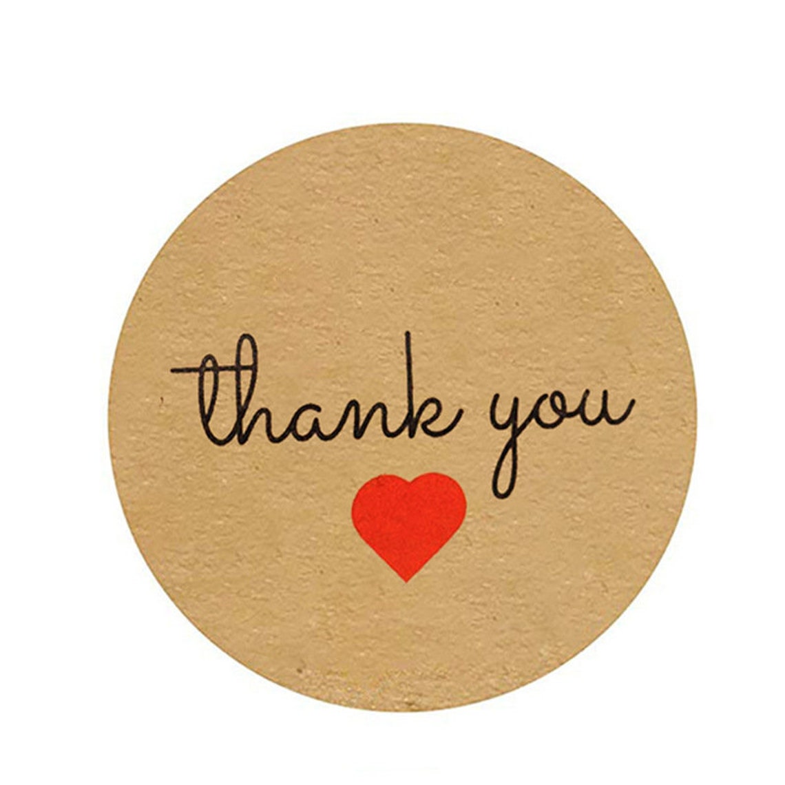 Thank You Stickers Roll/kraft Thank You Roll Tape /business - Etsy