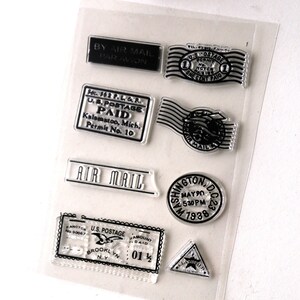 Stamp and Seal Set Clear Rubber Stamps/splash Stamps/planner Stamps ...