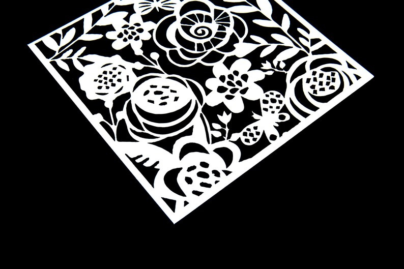 Spring Floral Stencil/botanic Bullet Journal Stencil /notebook | Etsy