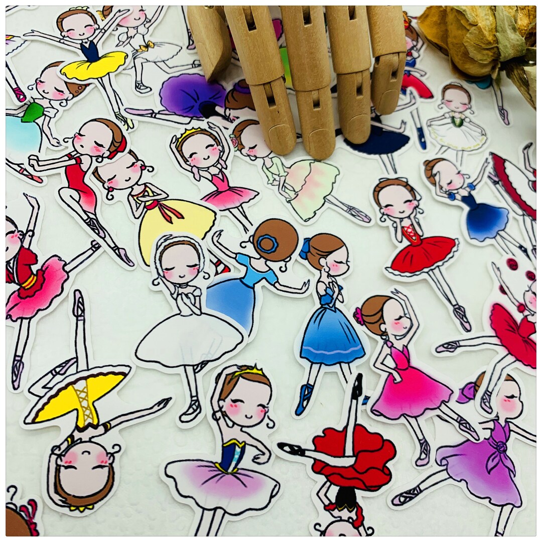 39pcs Ballet Girls Stickers / Dancing Sticker / Planner Stickers ...