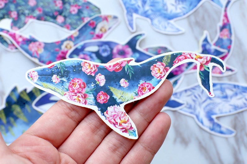 Whales stickers / blue whale Stickers/ Filofax Stickers/ocean | Etsy