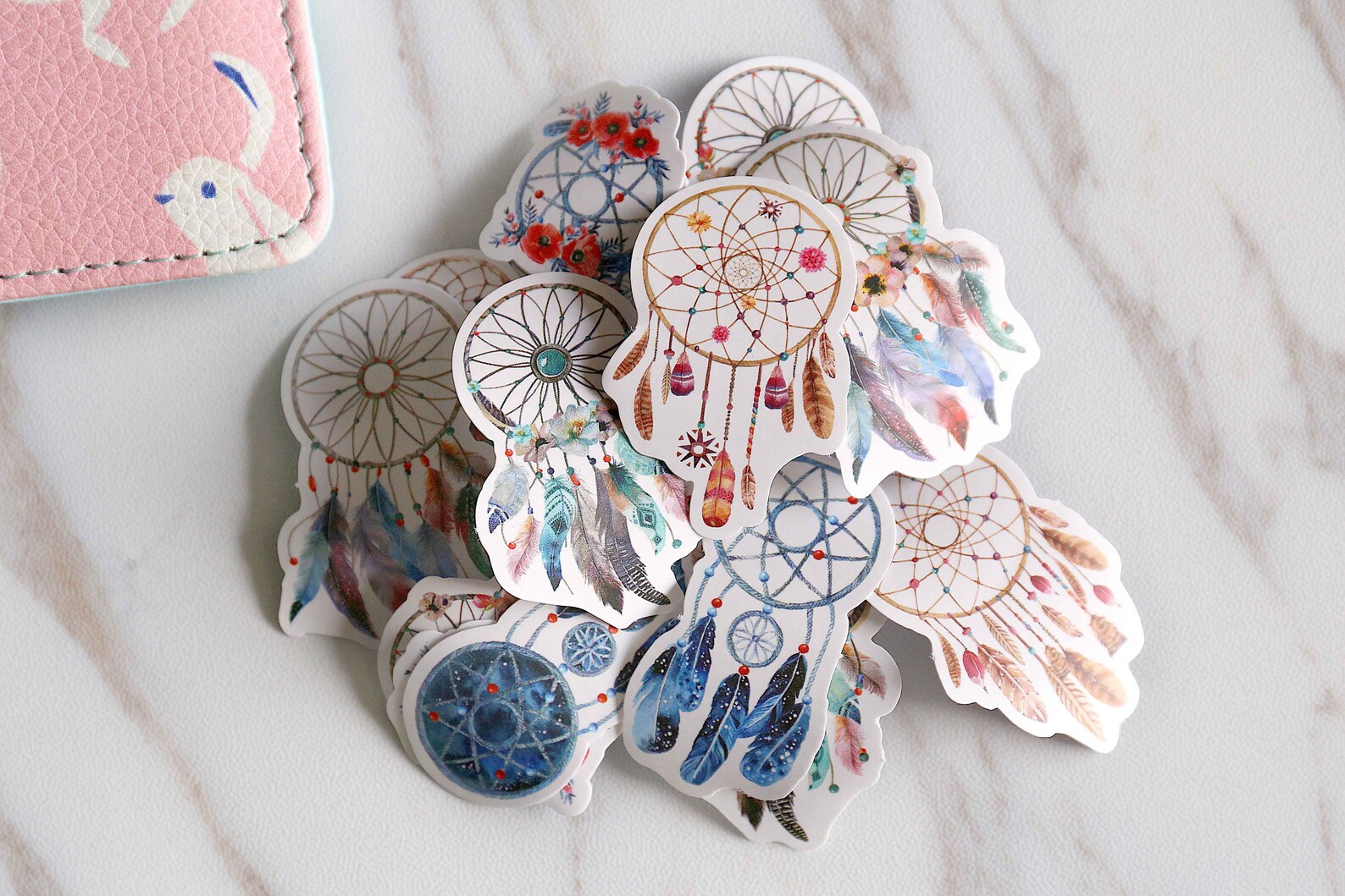 17 Pcs Dream Catcher Sticker Flakes/dreamcatcher Stickers/ | Etsy