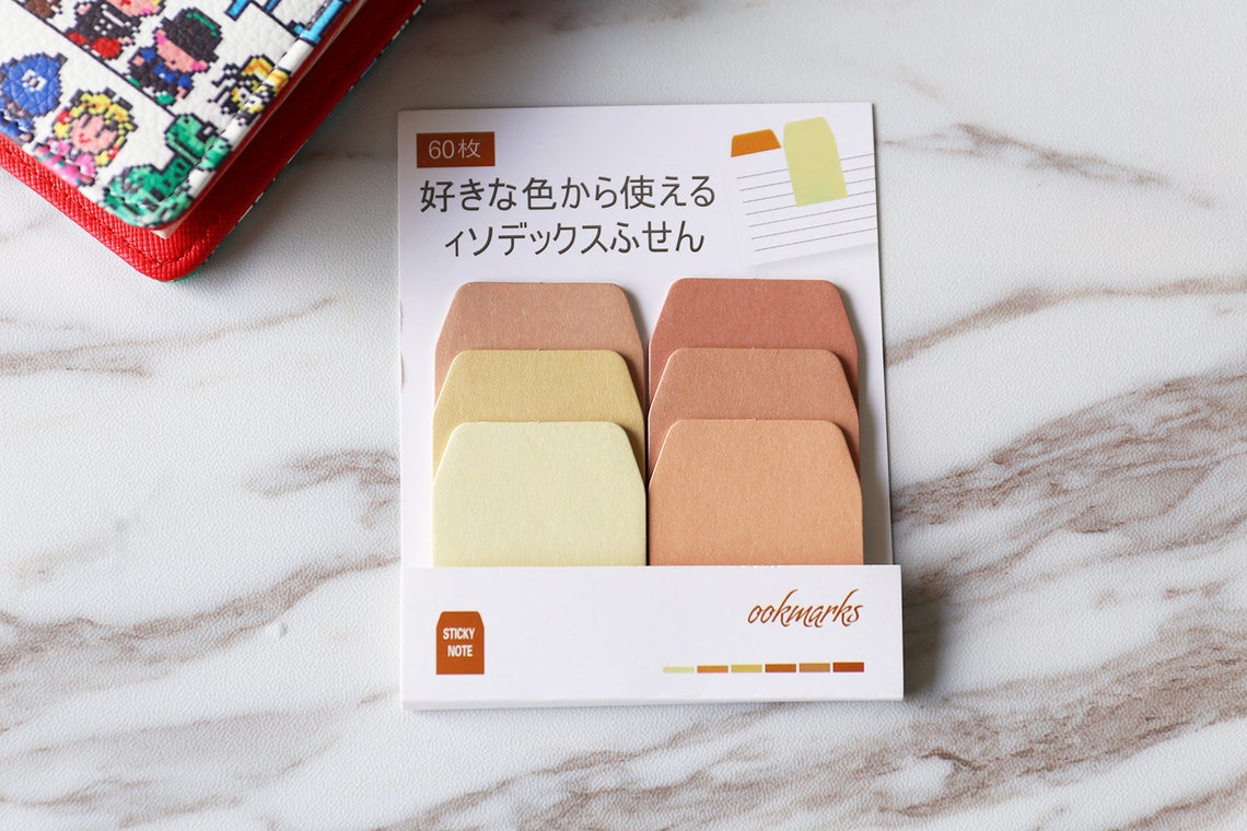 Orange Ombre Sticky Notes Sticky Note Tabs Planner - Etsy