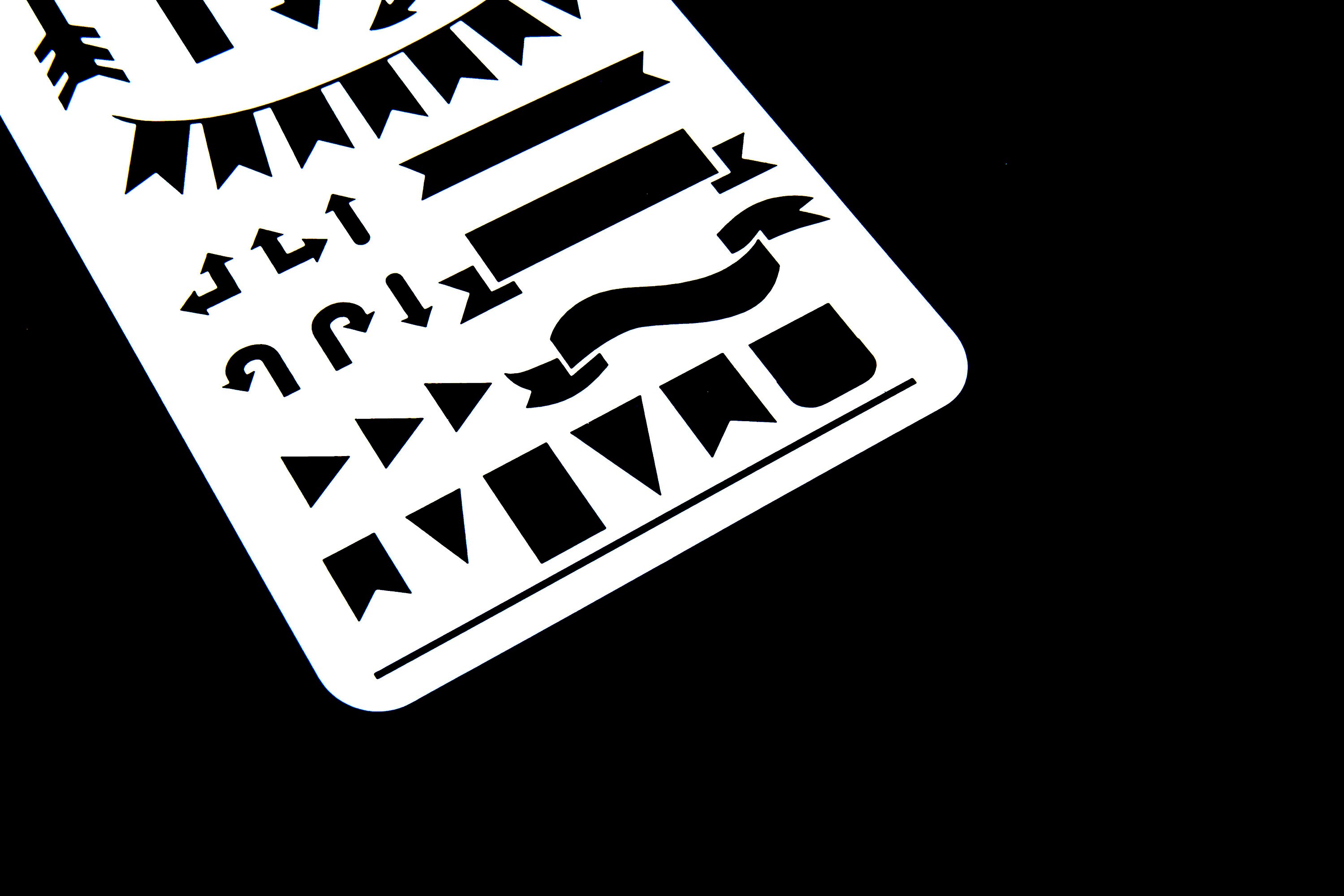 Arrows Planner Stencil/borden Bullet Journal Stencil /notebook - Etsy