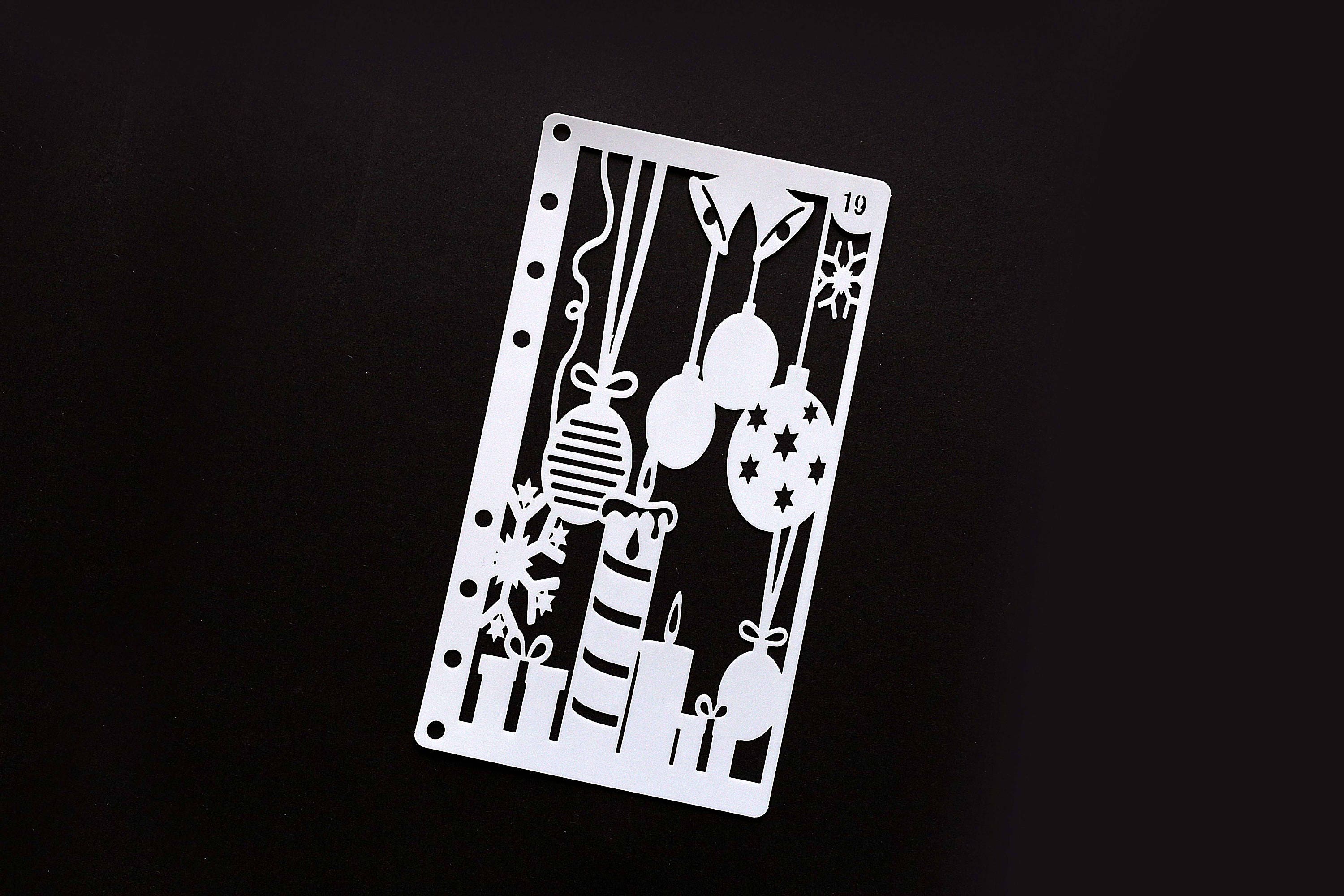 Birthday Stencil /journal Stencil /notebook Stencil/ Snowflake - Etsy